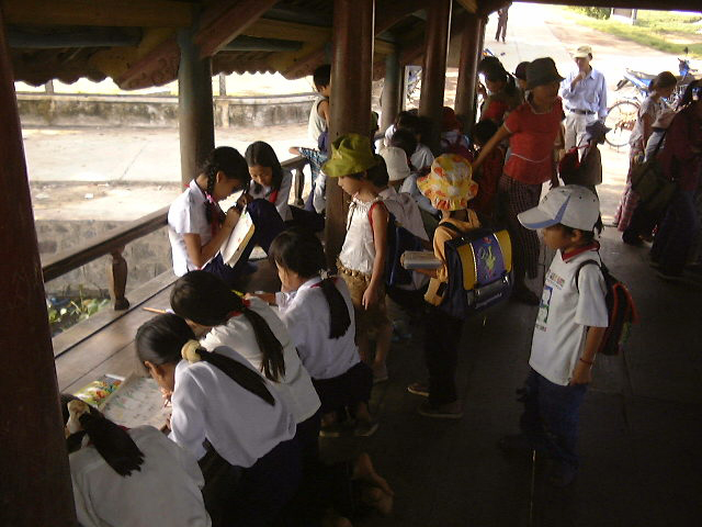 School drawing competetion on preventing typhoon damage to houses | DW ...